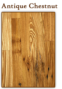 Antique Chestnut Wide Plank Flooring | Blackford & Sons Woodworking